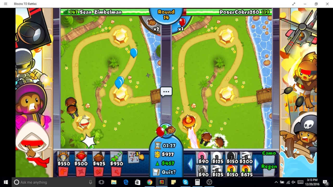 bloons td battles cobra vs cobra - YouTube