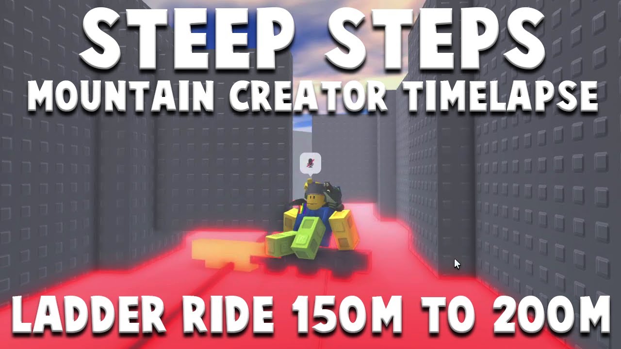 Steep Steps | Ladder Ride Build Timelapse 150-200m - YouTube