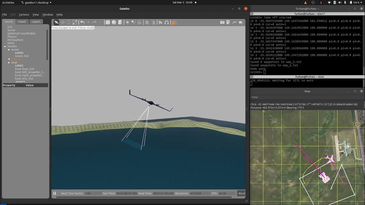 Ardupilot precision landing VTOL - YouTube