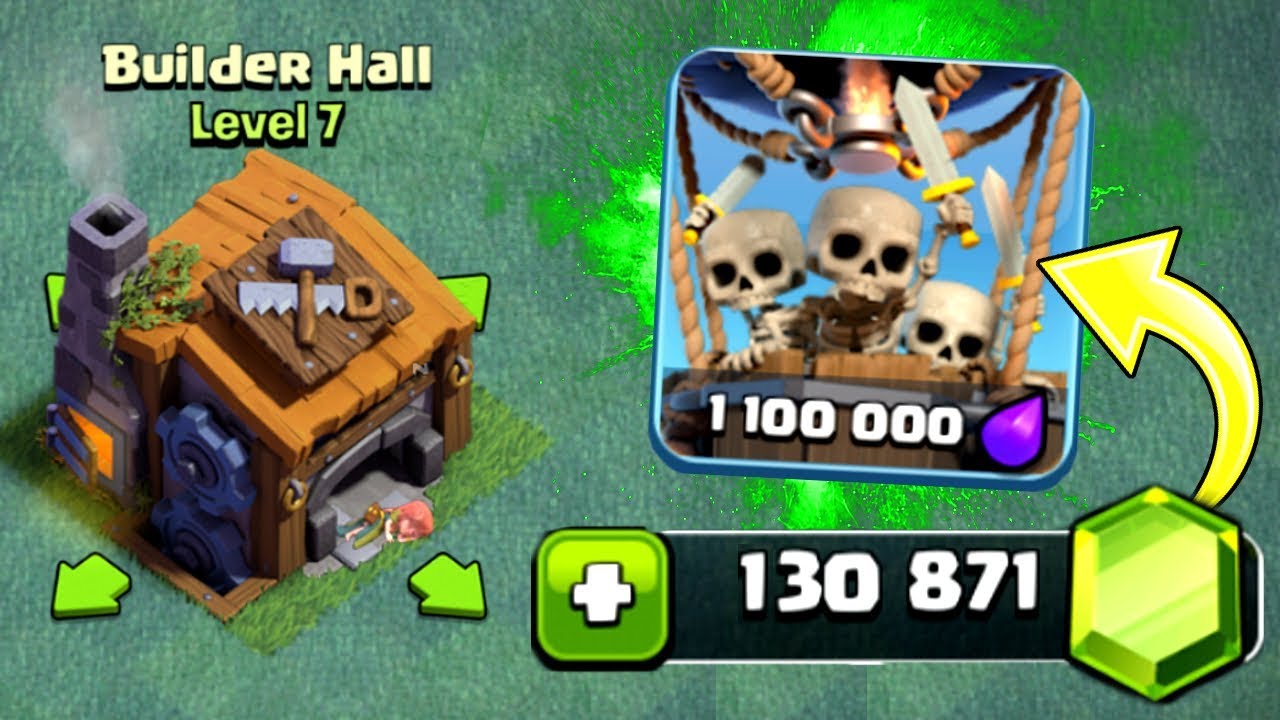GEMMING BUILDERS HALL 7! - UNLOCKING ALL NEW FEATURES! - Clash Of Clans ...