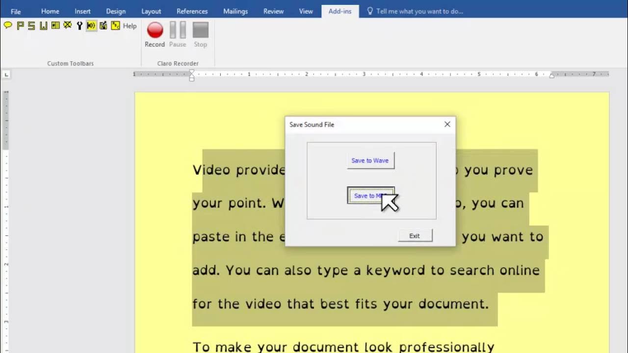 Creating Accessible Documents in Word - YouTube