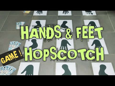HANDS & FEET HOPSCOTCH /GAME /CHALLENGE - YouTube