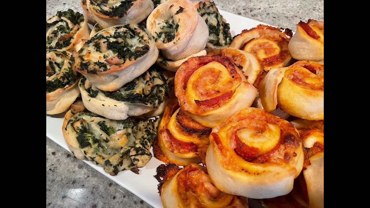 Pizza spirals! Super easy recipe - YouTube