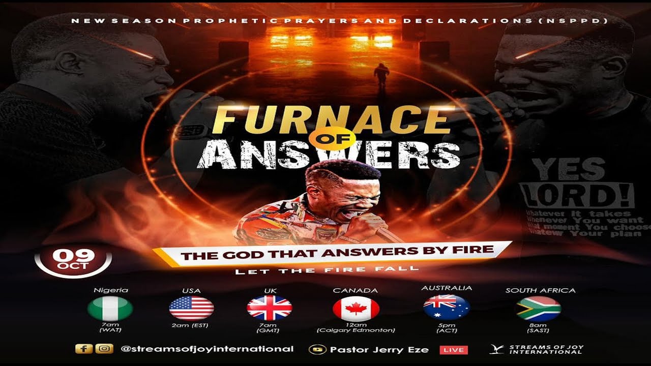 FURNACE OF ANSWERS - THE GOD THAT ANSWERS BY FIRE [LET THE FIRE FALL] 1 ...