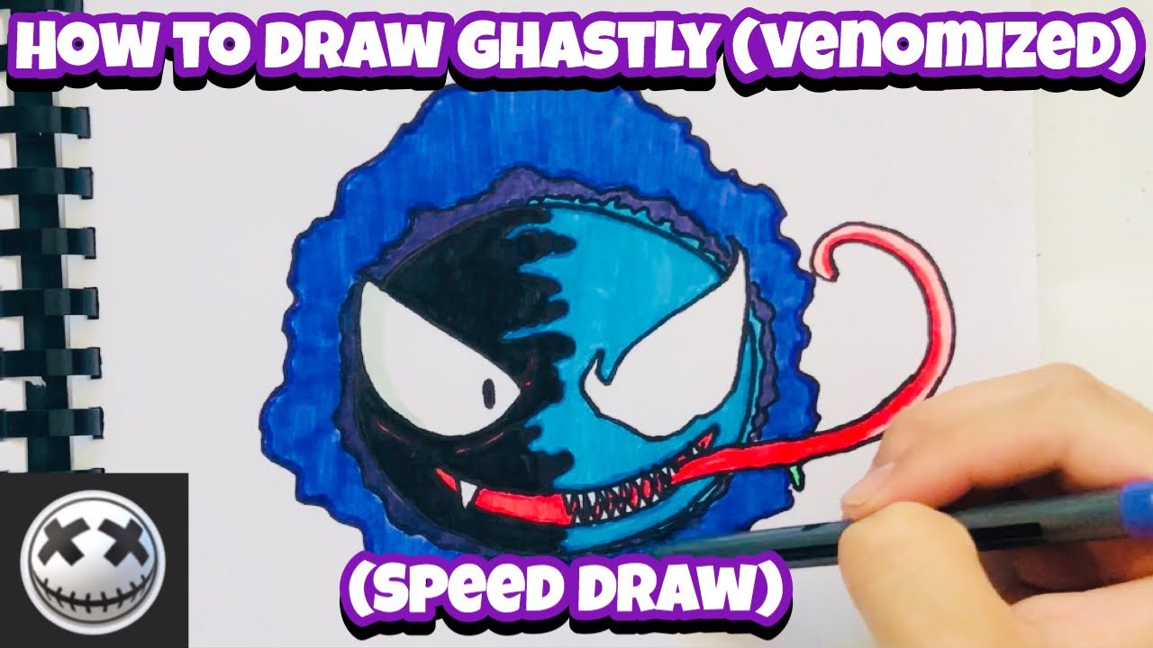 How To Draw Ghastly (Venomized) - YouTube
