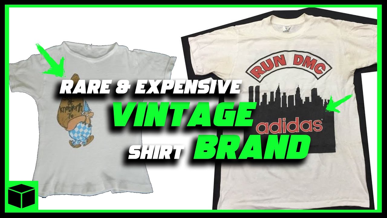 TOP 5 RARE & EXPENSIVE VINTAGE band t-shirt [ENG SUB] - YouTube