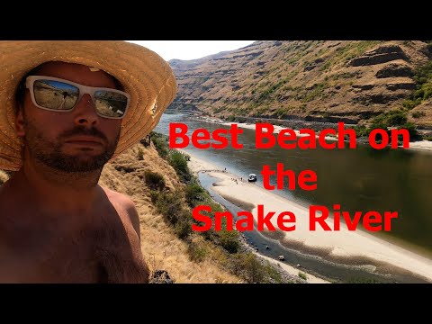 Snake River In A Thunder Jet-Boat!  Best Beach on the Snake River!