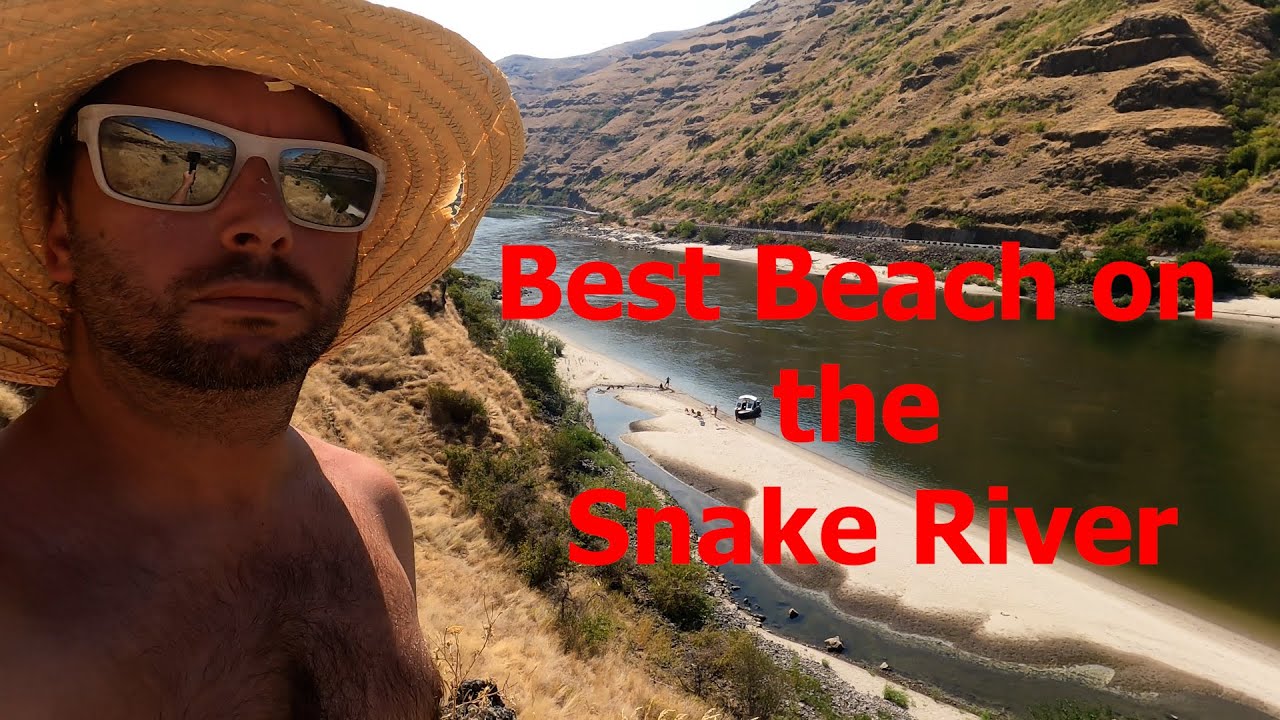 Snake River In A Thunder Jet-Boat! Best Beach on the Snake River! - YouTube