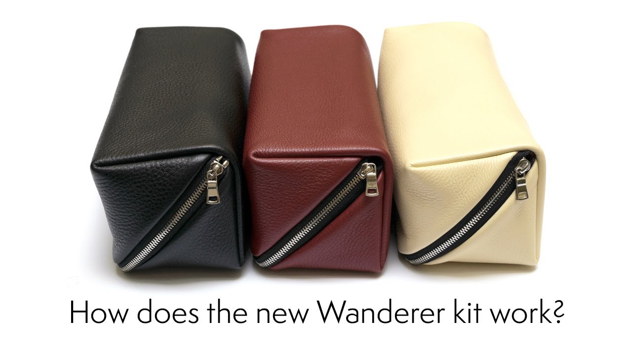 The Wanderer - A fold flat travel makeup kit. Watch exactly how the ...