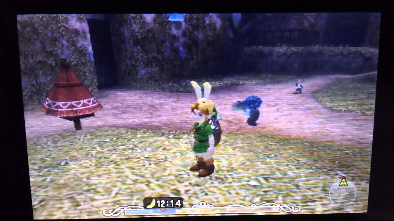 How to get through rock to Romani Ranch without Goron mask - YouTube