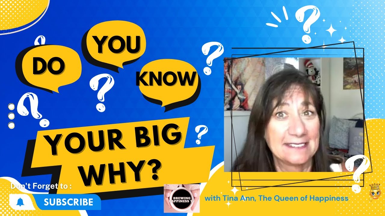 Here is the Question: What is Your Big Why? - YouTube