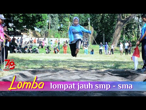 Lomba Lompat Jauh Putra Putri SMP SMA Genteng HUT RI 78 Di Lapangan Smadatara
