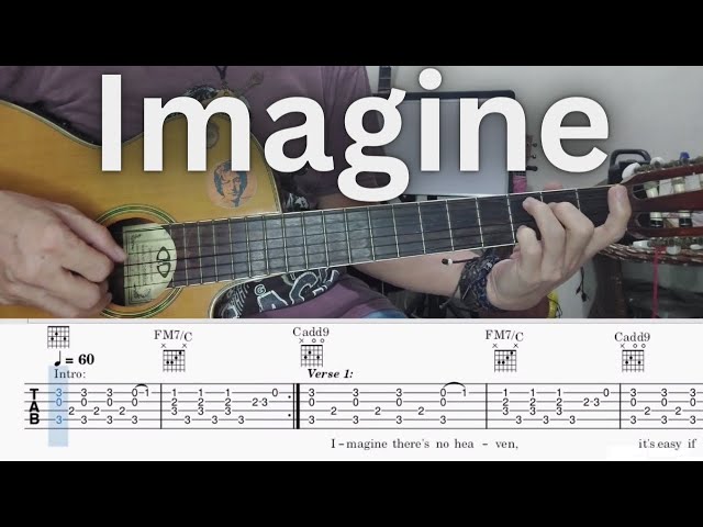 Guitar Chords Imagine