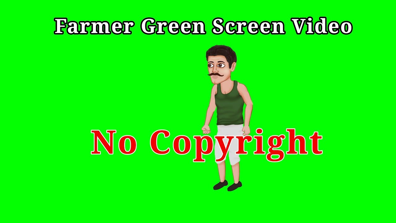 Farmer Green Screen Video|No Copyright - YouTube