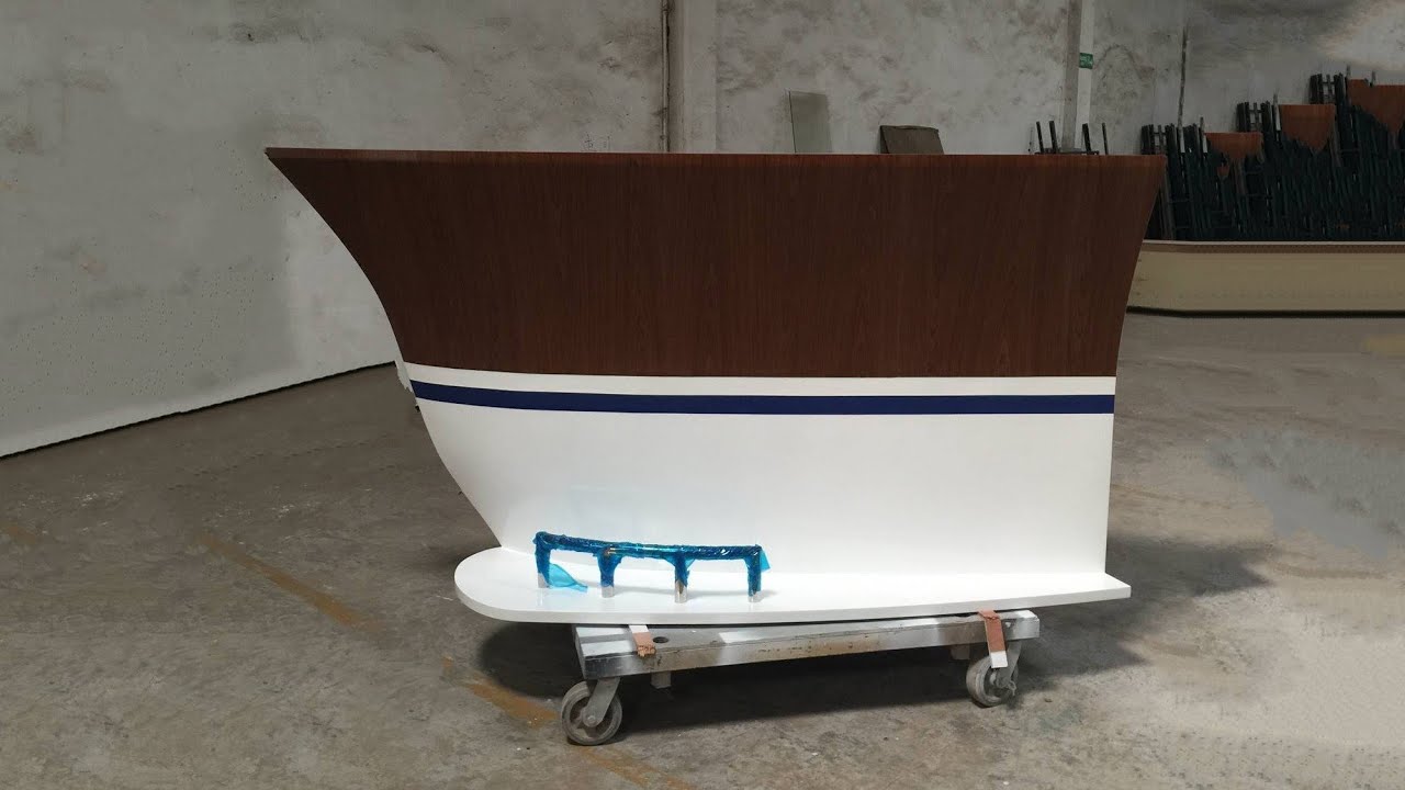Factory Price Custom Size Small Grey Boat Bar Counter - YouTube