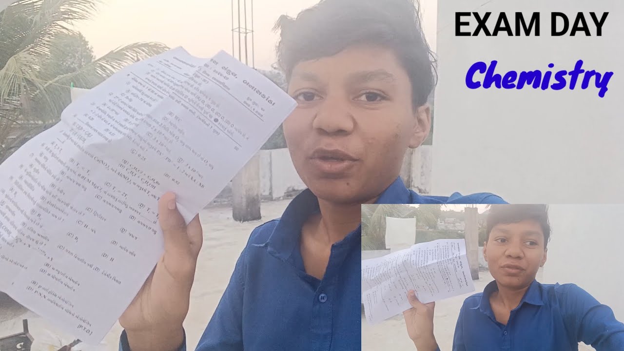 Aaj Tha Chemistry kaa Paper । Exam Day Vlog ।Chemistry Halat Hui kharab ...