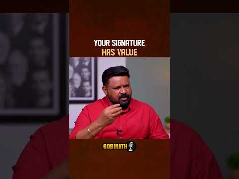 Never Sign Documents Without Reading — Even If Family Asks | CA Sreejith Kuniyil | Gobinath #shorts