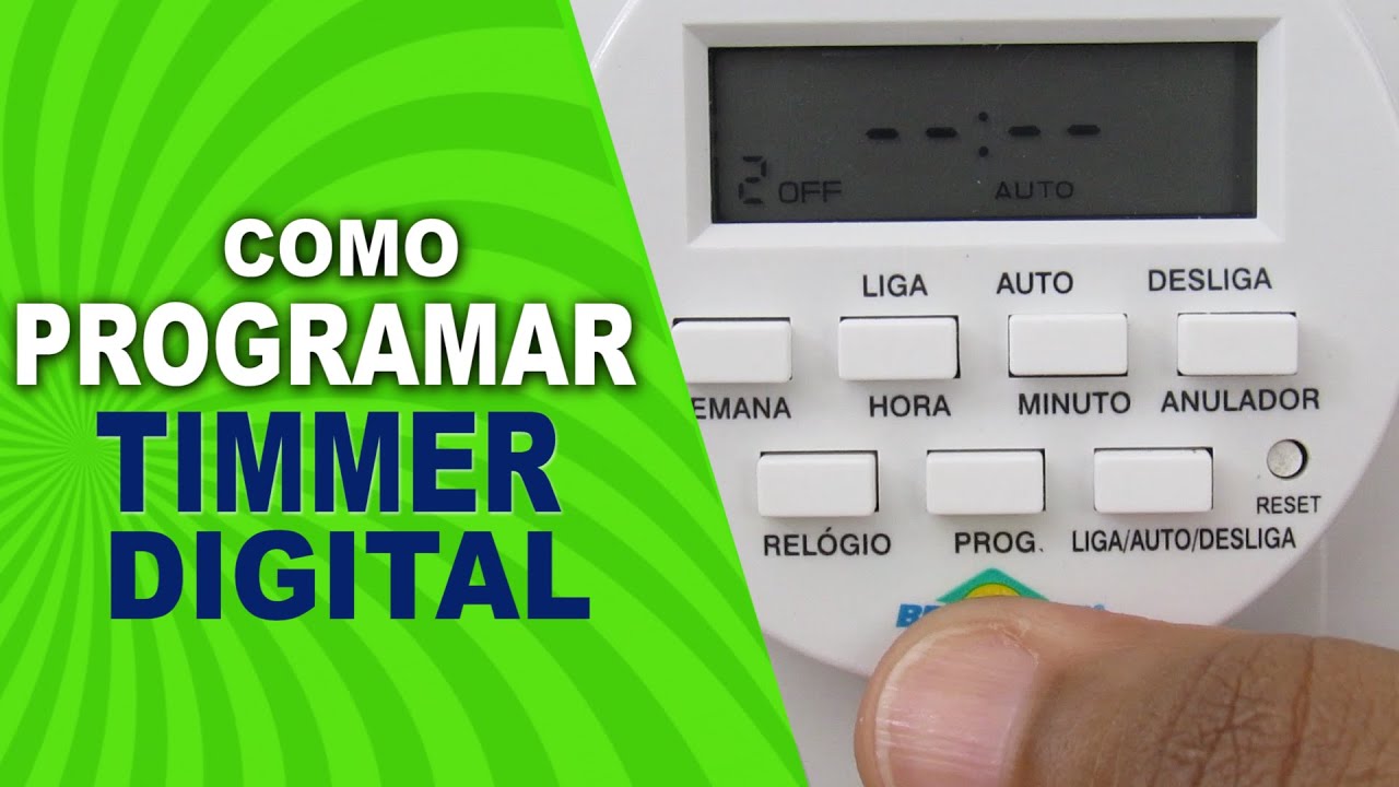 Como programar um TIMMER DIGITAL - YouTube