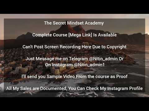 The Secret Mindset Academy - YouTube