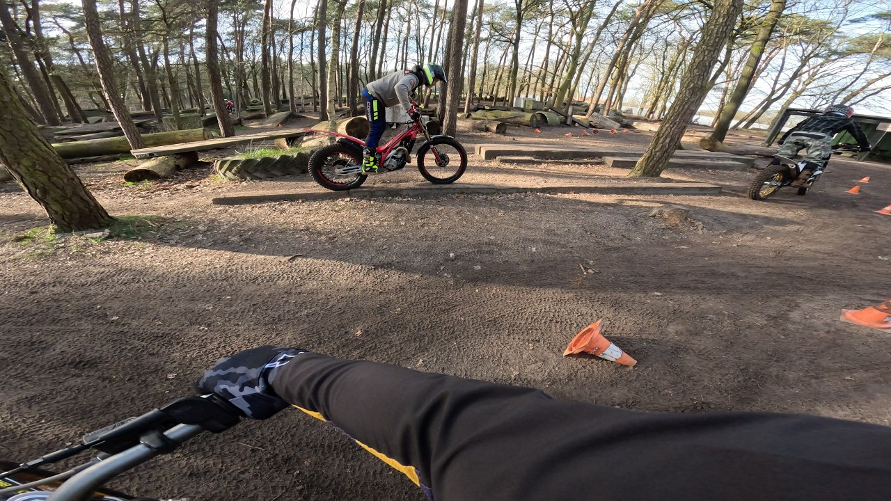 Moto trials basic training with Alex van den Broek | Trial club Breda ...