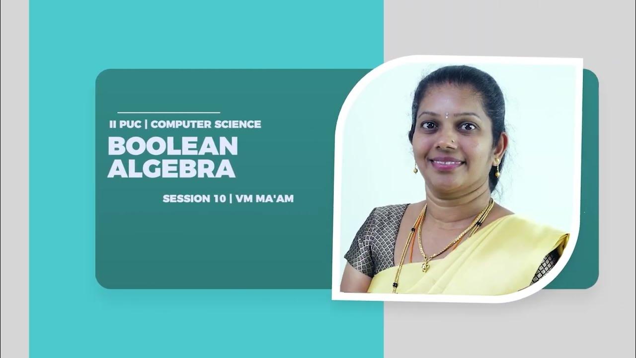 DAY 28 | COMPUTER SCIENCE | II PUC | BOOLEAN ALGEBRA | L10 - YouTube
