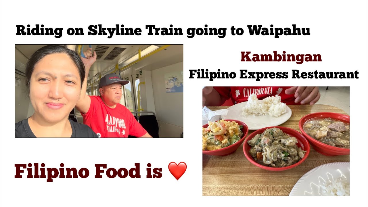 Going to Filipino Express Restaurant riding on Skyline with Hubby ...