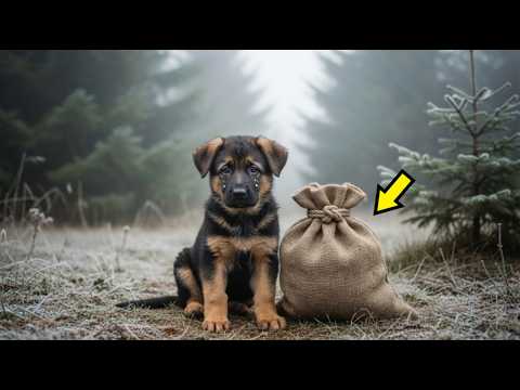 Yavru köpek ormanda bir çuvalı koruyordu. Orman bekçisi onu çözdüğünde gözlerine inanamadı...