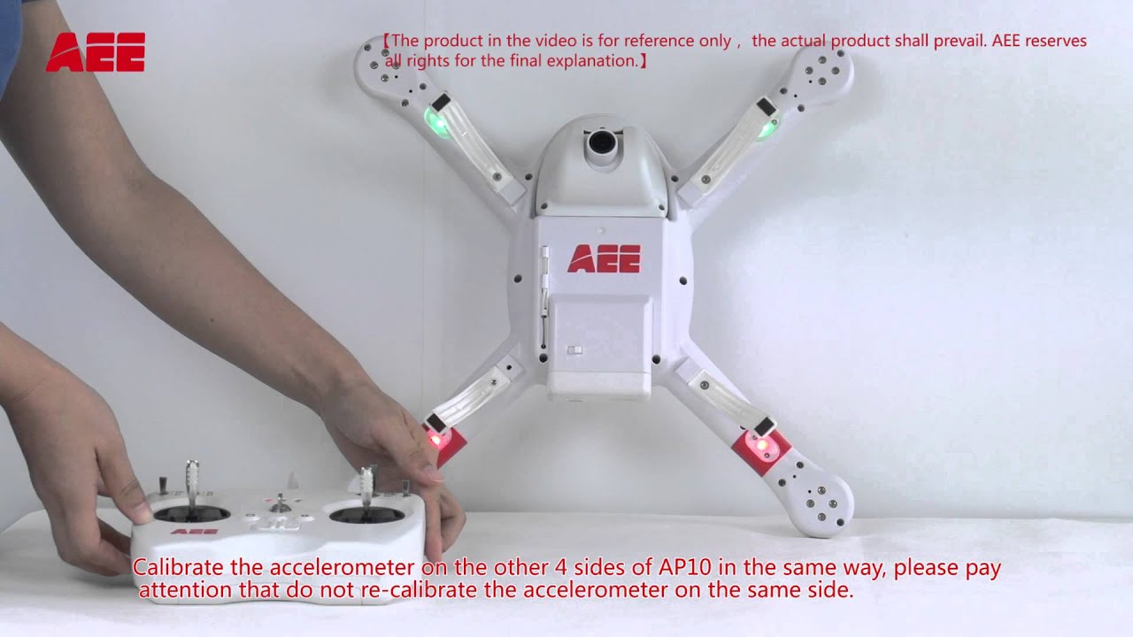 AEE Drone Tutorial - Accelerometer Calibration - YouTube