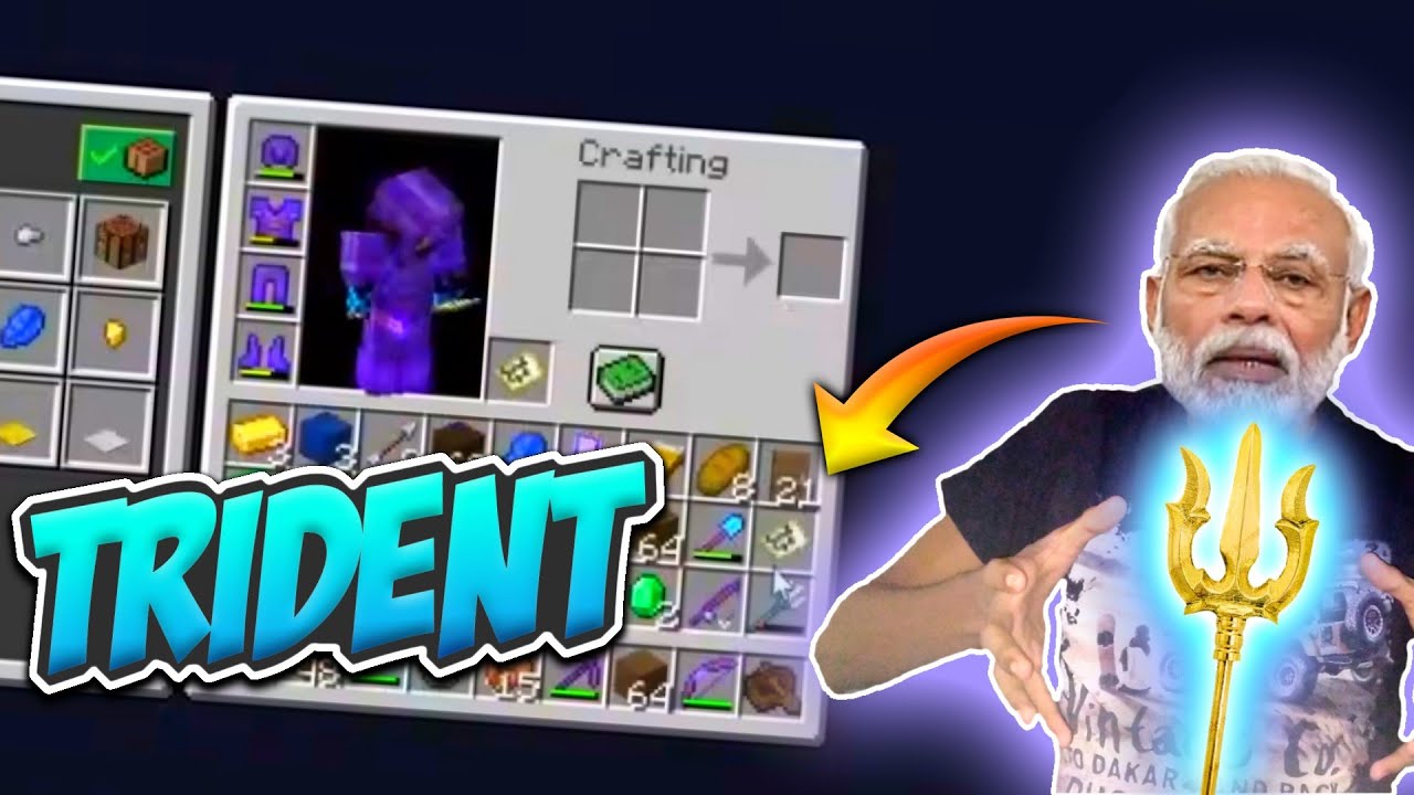 GOT MY FIRST TRIDENT! - YouTube