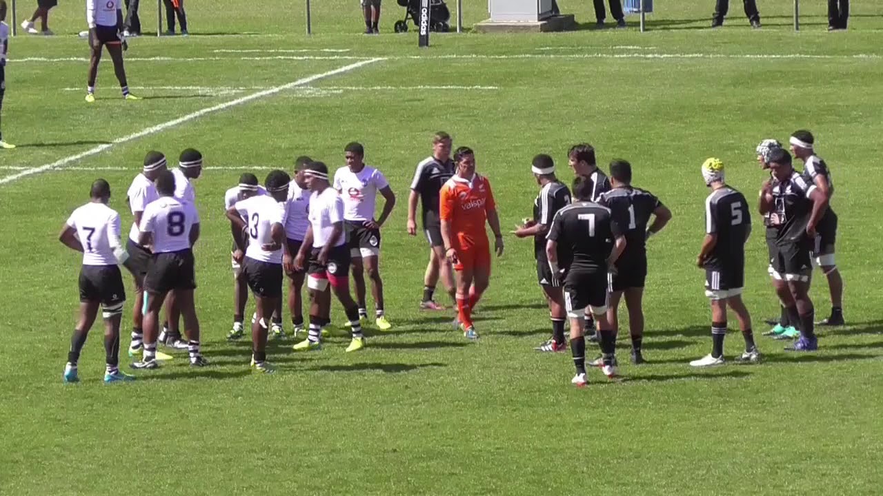 NZ Rugby Maori U18 vs Fiji Schools - YouTube