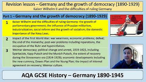 AQA GCSE History Revision Videos - Germany 1890-1945 - YouTube