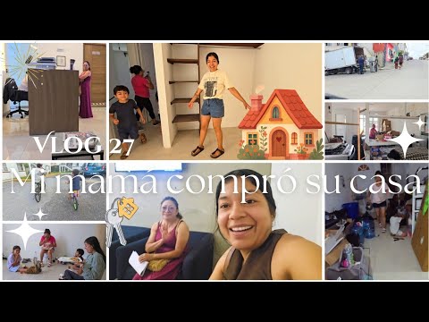 MY MOM BOUGHT A HOUSE FOR MY KIDS AND ME TO LIVE IN 🎉 House tour 🏡 Moving day ✅️