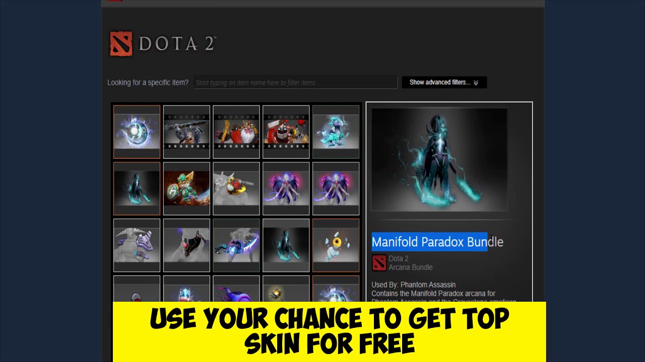 Dota 2 Trade Skins Free Items. Arcana Free Immortal Legit - YouTube