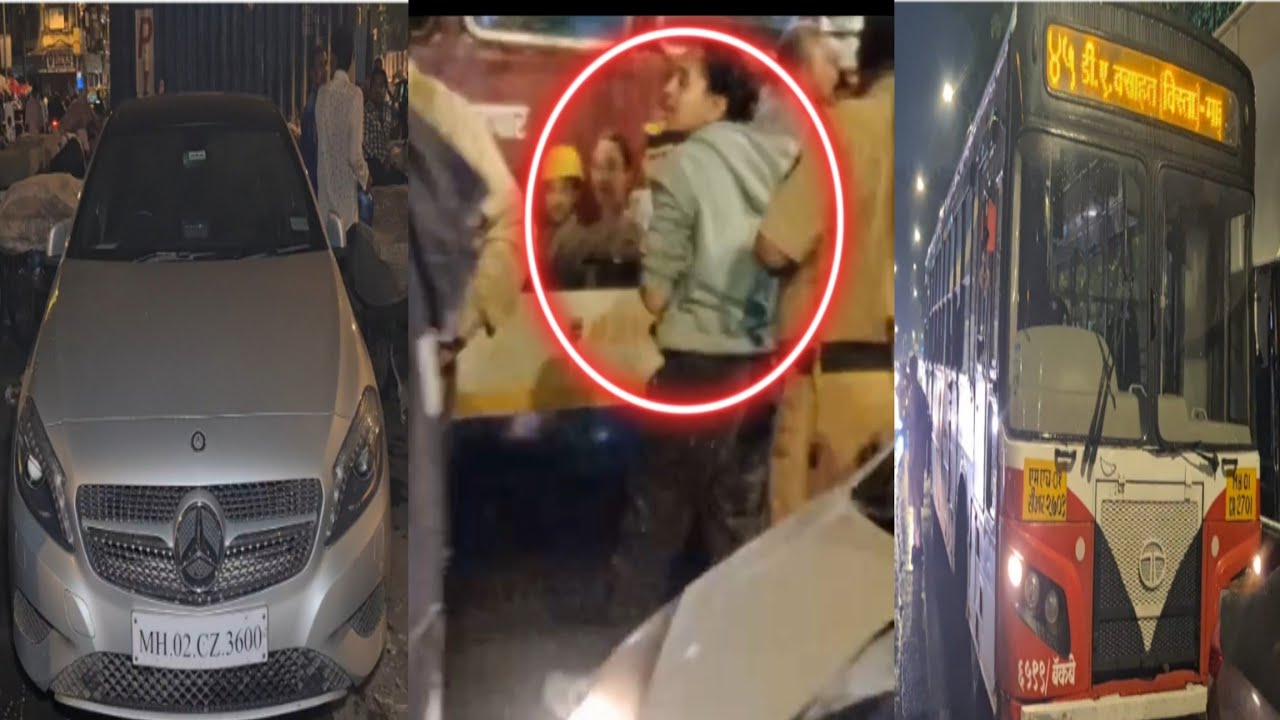 JJ Junction:Mercedes wali ladki ne Dhamaal kiya, Police,Bus Driver ...