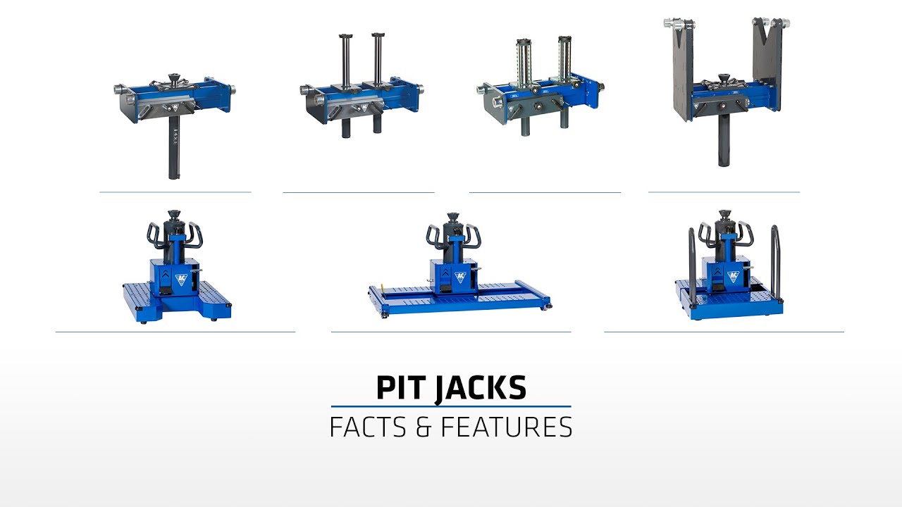 Pit jacks, product range tour - facts & features by AC Hydraulic - YouTube