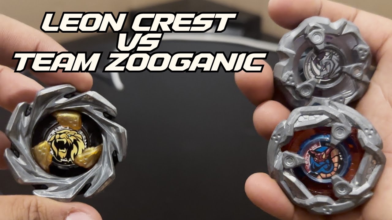 Beyblade X - Leon Crest VS Team Zooganic Members In Life Size Stadium ...