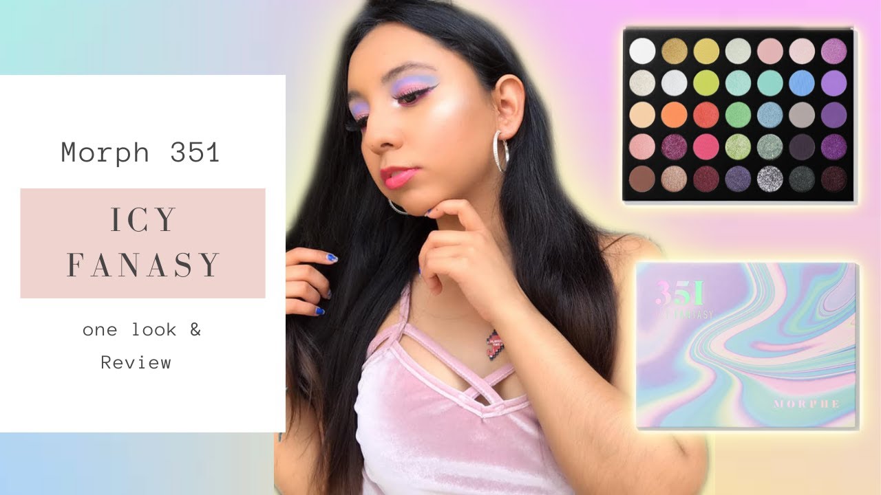 MORPHE 35I ICY FANTASY X PONY PARK PALETTE ONE LOOK + REVIEW - YouTube