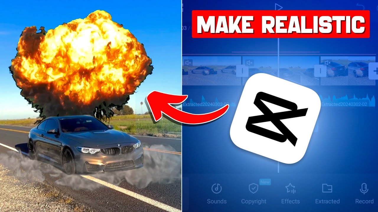 Car Jump Explosion Effect Reels Tutorial 💥💣 - YouTube