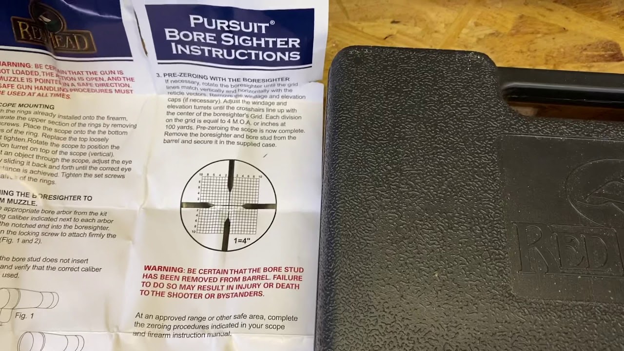 Bore Sighter Adjustable Kit For Firearm Scope Review - YouTube