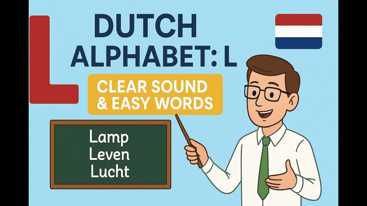 Dutch Alphabet L Pronunciation Guide - YouTube