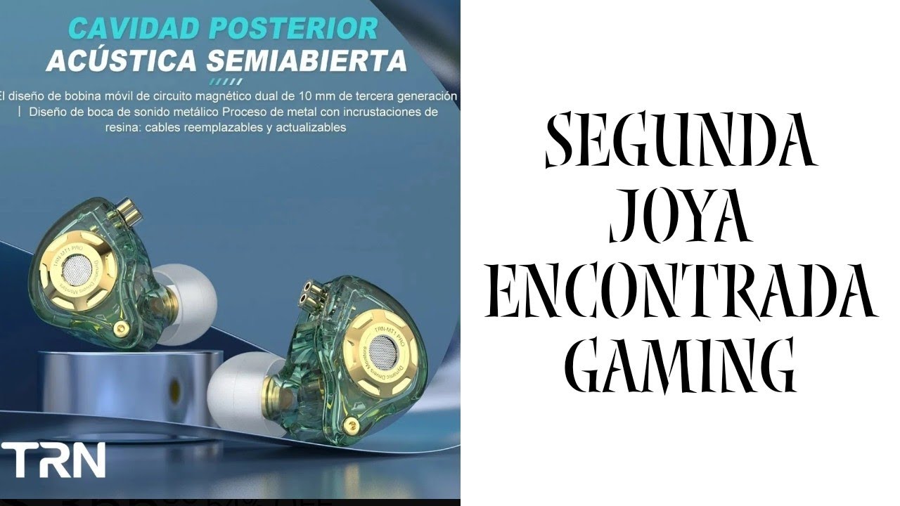 TRN mt1 PRO AURICULARES gaming - YouTube