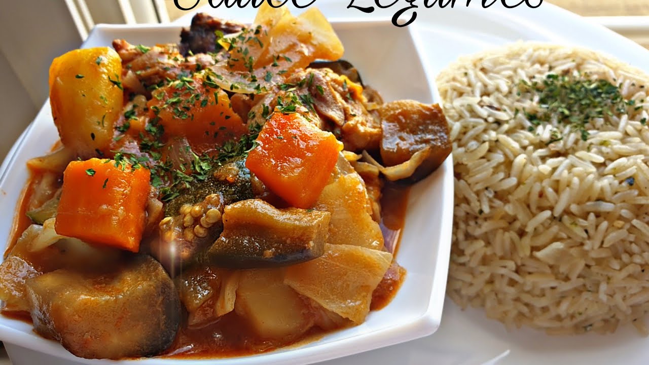 Sauce legumes, riz au légumes,plat Ivoirien - YouTube