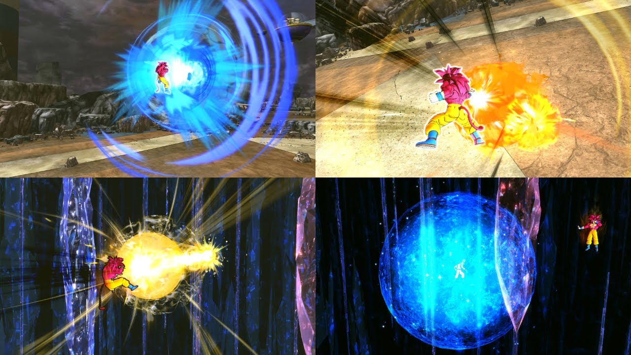 playing with 2 daima gokus - DBXV2 mods (links in the description ...