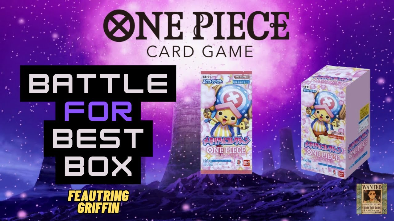Chopper EB01 box battle - who has the best booster box? - YouTube