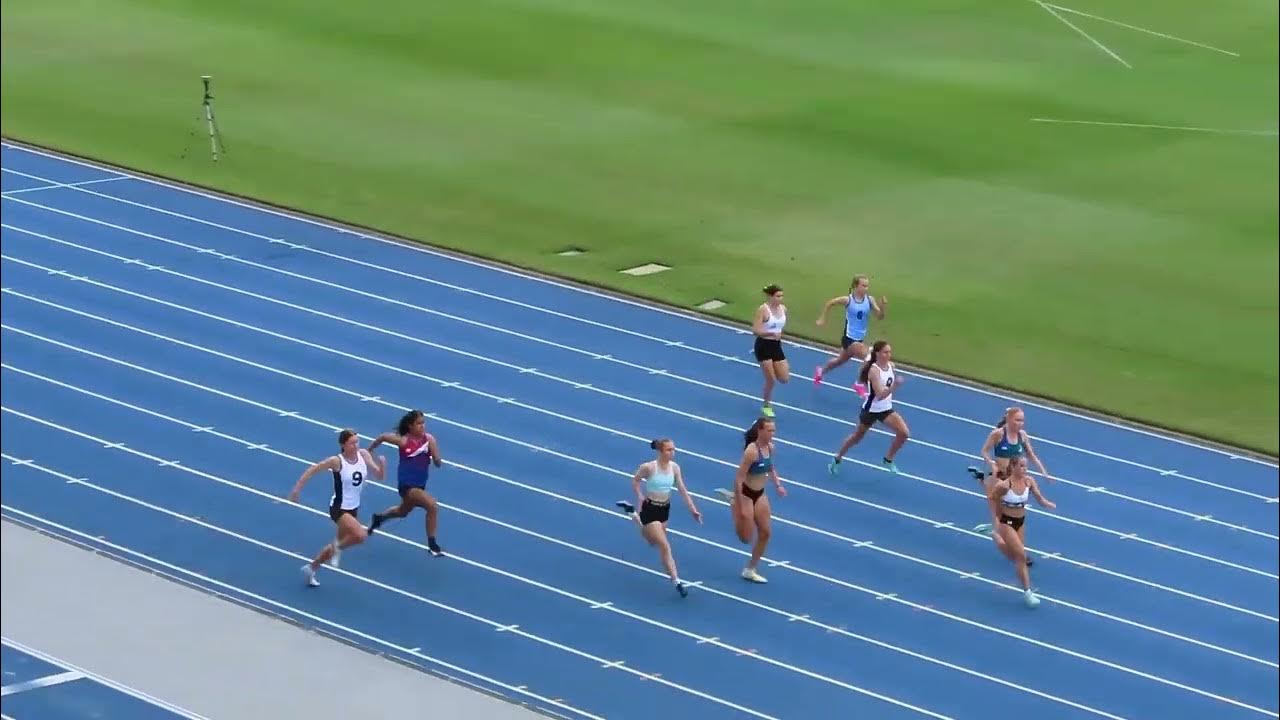 100m U15 Girls Final, QLD All Schools Athletics Championships, SAF 4 November 2023 - YouTube