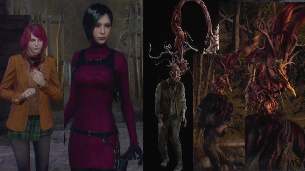 Just like Claire took care Sherry，RE4R Ada take care Ashley，Plaga ...