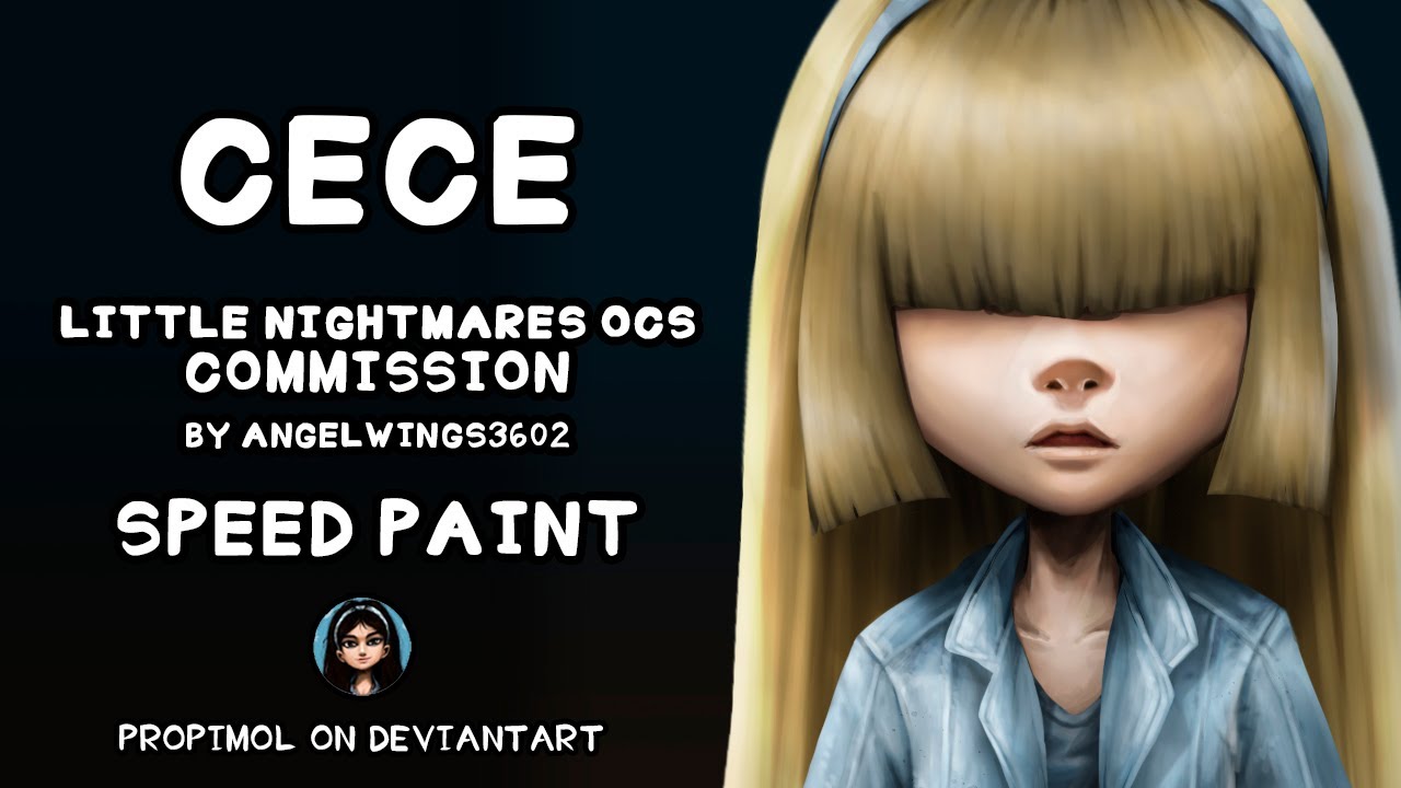 SPEED PAINT - Little nightmares ocs Cece - YouTube