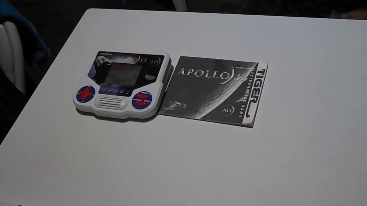 Apollo 13 Tiger Electronics Handheld LCD Game - YouTube
