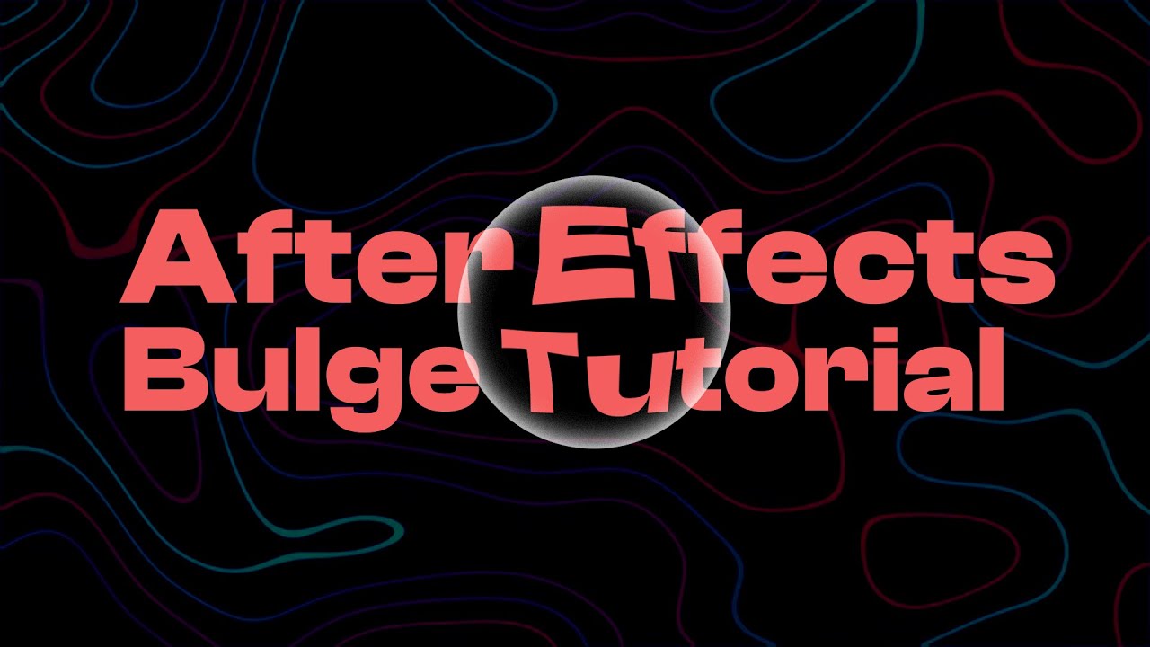 After Effects: After Effects BULGE EFFECT Tutorial - Hindi - YouTube