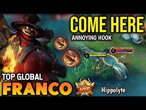 FRANCO BEST BUILD 2022 | TOP GLOBAL FRANCO GAMEPLAY | MOBILE LEGENDS ...